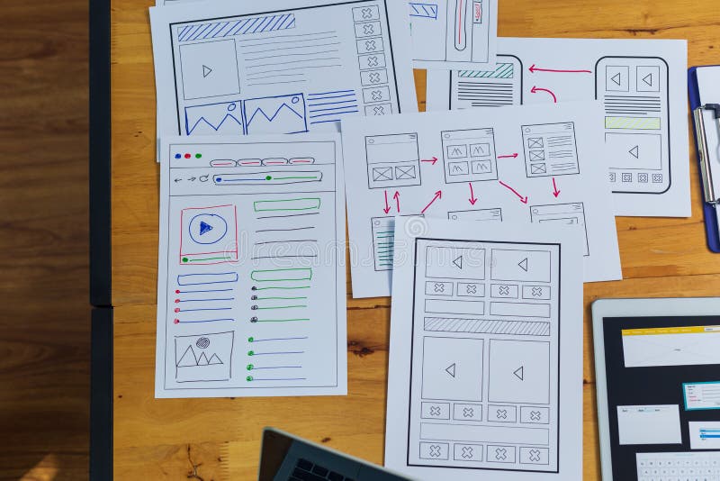 Web Designer Creative Planning Application Development User Experience ...