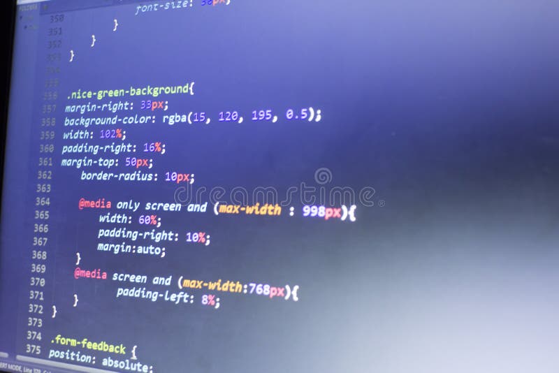 Web Designer CSS3/less/SASS Code Close Up Stock Image - Image of ... Web Designer CSS3/less/SASS Code Close Up Stock Image - Image of ...