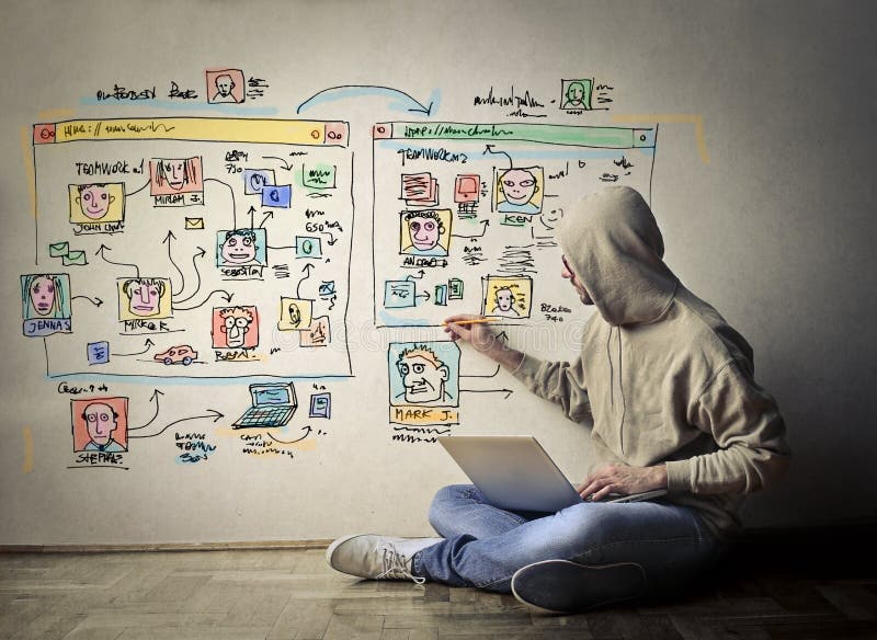 Computer genius stock photo. Image of graphic, scan, background - 22084940