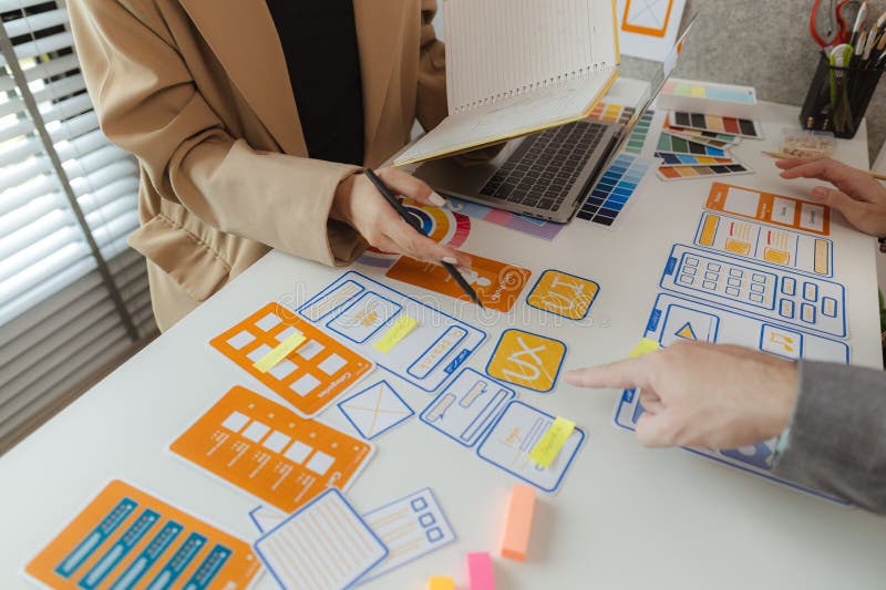 Web Designers are Working Hard To Design the Appearance of Digital Products that are Colorful ...