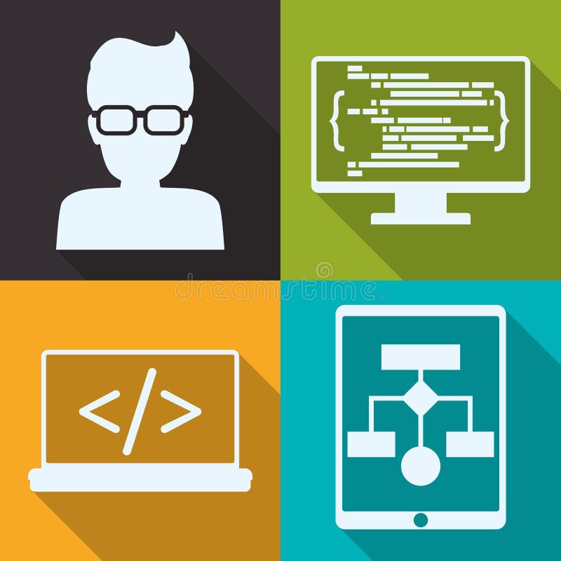 Web developer design stock vector. Illustration of communication - 62575592