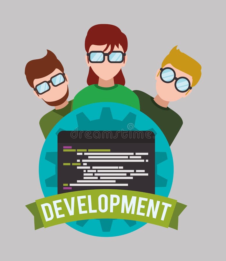 Web developer design stock vector. Illustration of developer - 62575666