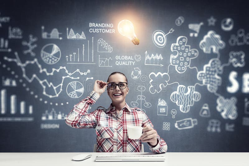 Web Developer or Freelancer Stock Photo - Image of connection, browsing ...