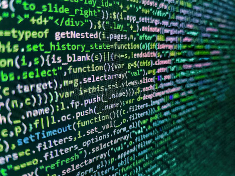 Web Developer Html Code With Css On Screen Web Developer Programmer Monitor Screen Display