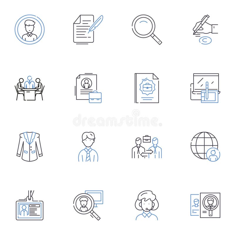 Web Developer Line Icons Collection Html Css Javascript Bootstrap Jquery Php Mysql Vektor Und