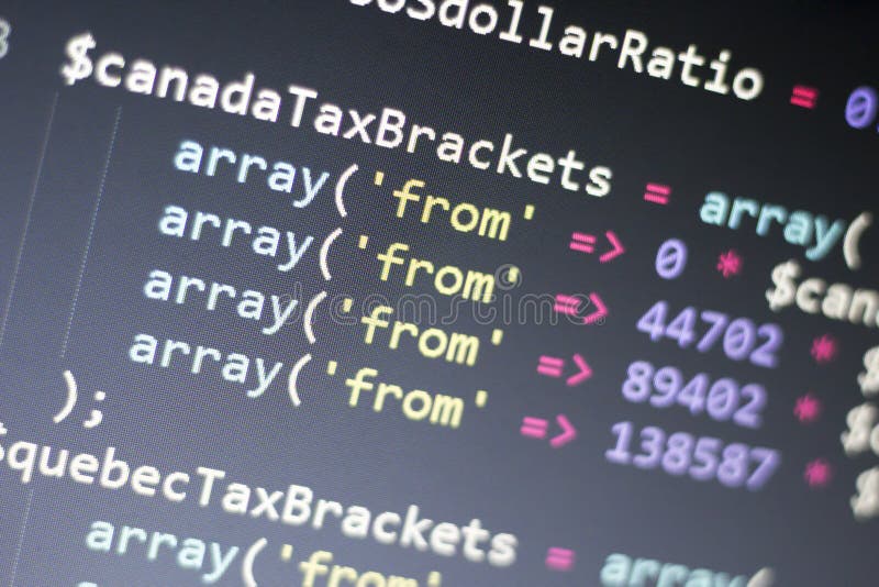 Web Developer Php Code Close Up Collection Items Traversing Code Abstract Information