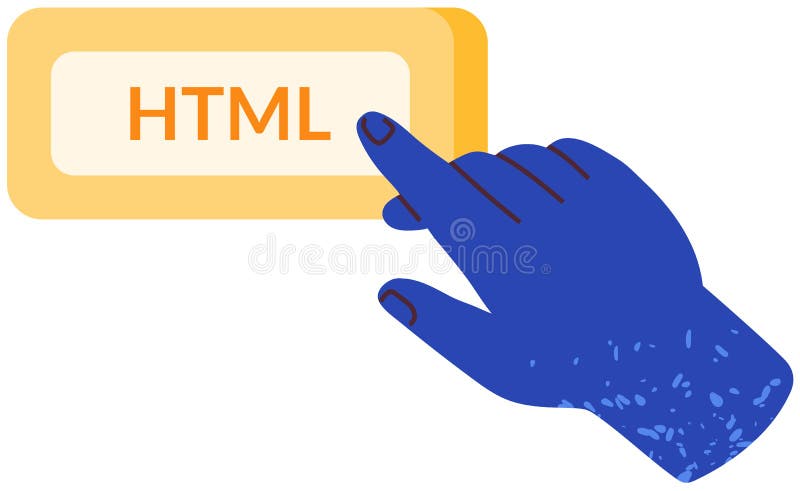 Web Developer Points To Block With Text Html Programming Language For 9904