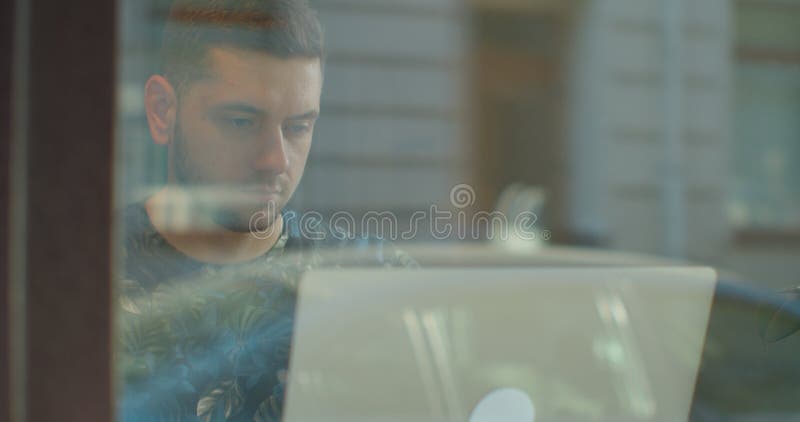 Web Developer Working at the Computer. Stock Image - Image of caucasian ...