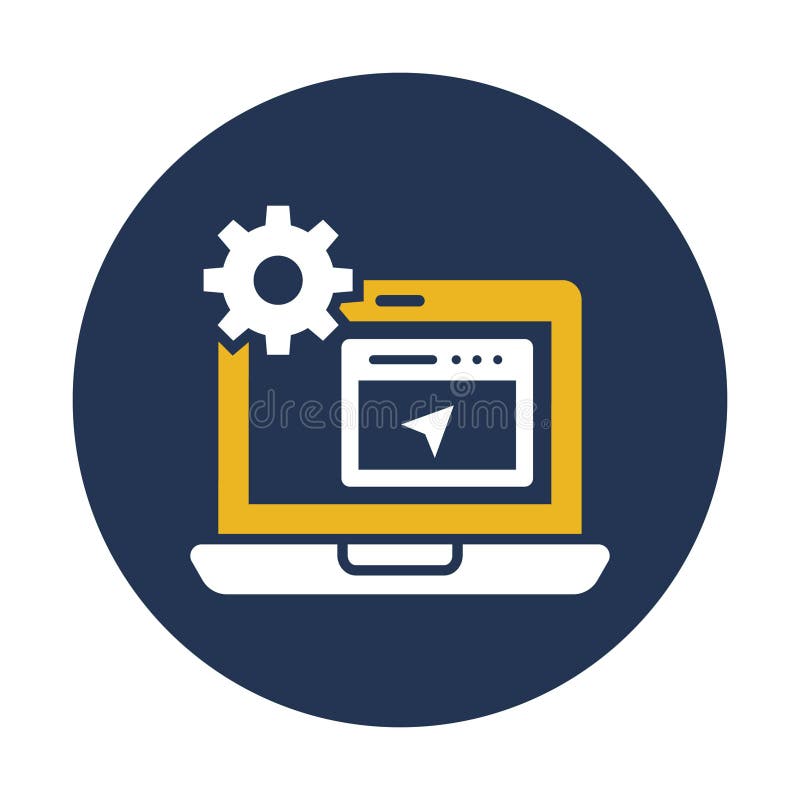 Web Developing, Web Development Vector Icon Which Can Easily Modify or ...