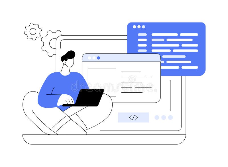 Website Architecture Abstract Concept Vector Illustrations. Stock ...