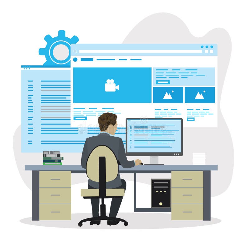 Back End Developer Stock Illustrations – 470 Back End Developer Stock ...