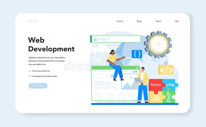 Web Development Banner Stock Illustrations – 94,563 Web Development ...