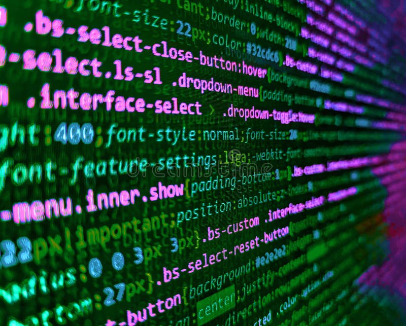 Web Development Code Csssass Styles Preprocessor Script Lines Web Developer Html Code With