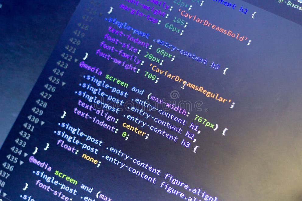 Web Development Code Cssless Styles Preprocessor Script Lines