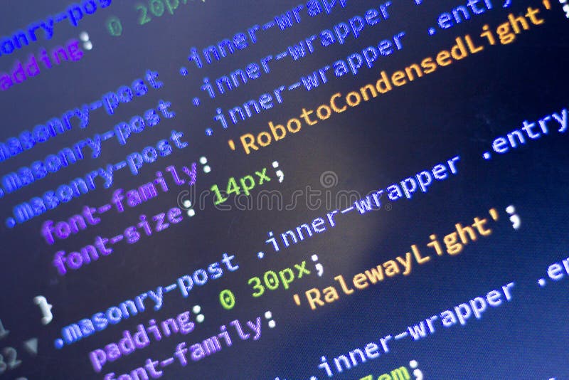 Web Development Code Cssless Styles Preprocessor Script Lines 0422