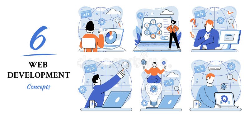 Web Development Coding And Programming Creation Digital Software