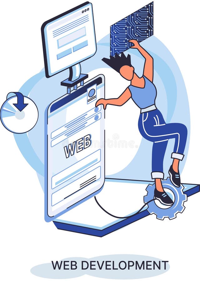 Web Development Coding And Programming Creation Digital Software Mobile Desktop Platforms