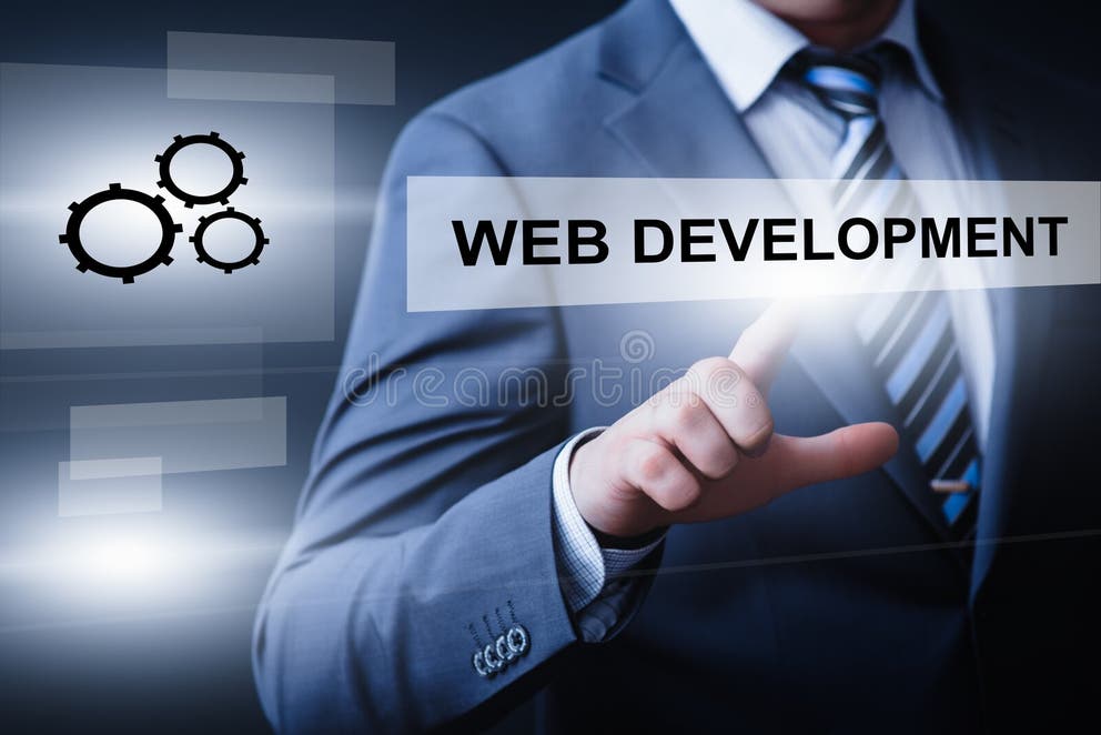 Web Development Coding Programming Internet Technology Business Concept Stock Photo - Image of ...