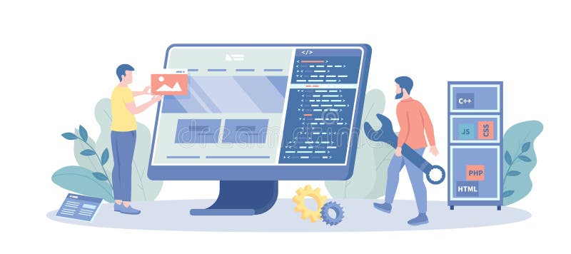 Web Development Coding Programming Responsive Layout Internet Site Or App Of Devices Project