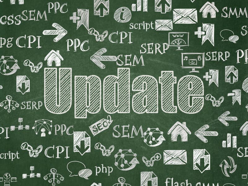 Update Chalkboard Stock Illustrations – 129 Update Chalkboard Stock ...