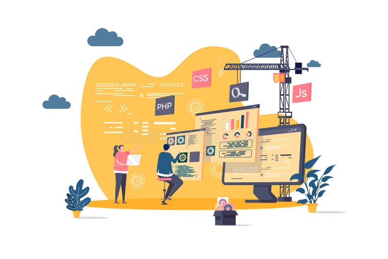Full Stack Developer Stock Illustrations – 117 Full Stack Developer ...