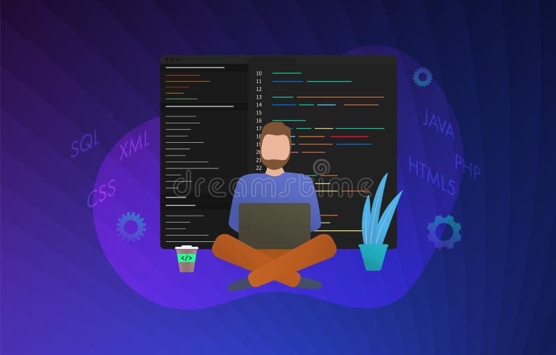 Html5 Css Code Stock Illustrations – 255 Html5 Css Code Stock Illustrations, Vectors & Clipart ...