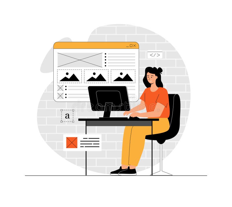 Woman Work on Laptop - Concept of Completing Task from To-do List ...