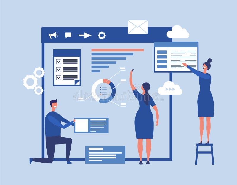 Interface Api UI and UX Designers Create Functional Web Interface ...