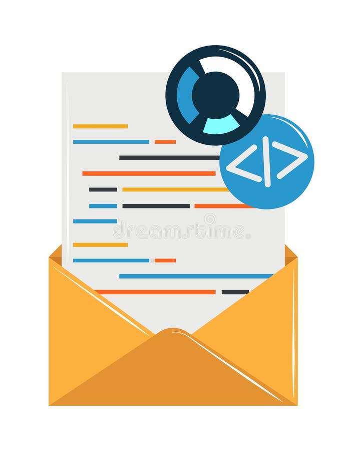 Web development document stock vector. Illustration of text - 235008345