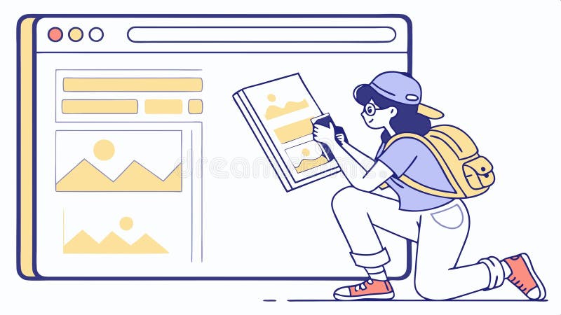 Website Design Process, Vector Design Web Development Graphic. Vector ...