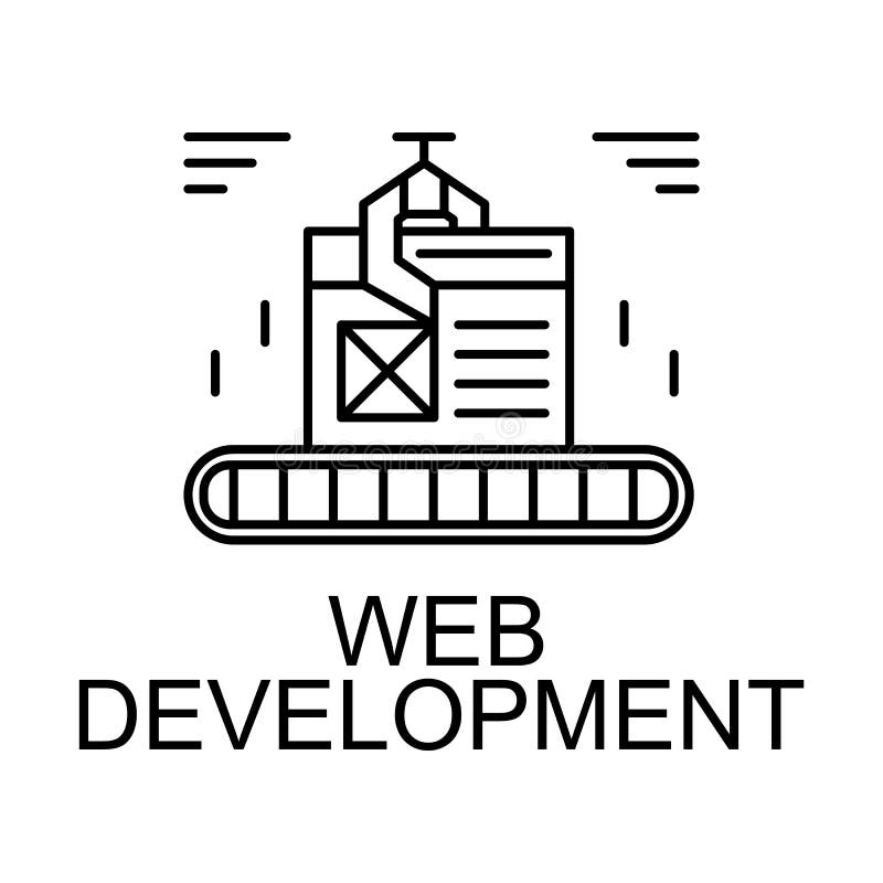 Web Development Icon. Element of Web Development Signs with Name for ...