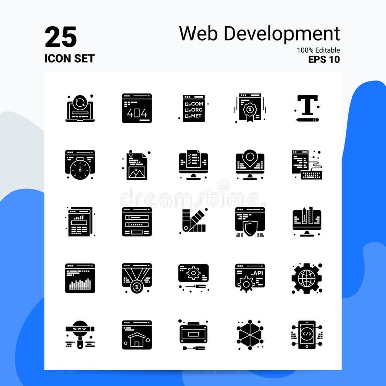 Web Development Icon Stock Illustrations – 360,362 Web Development Icon ...