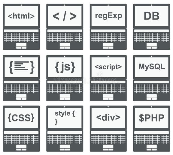 Web Development Icon Stock Illustrations – 360,362 Web Development Icon ...