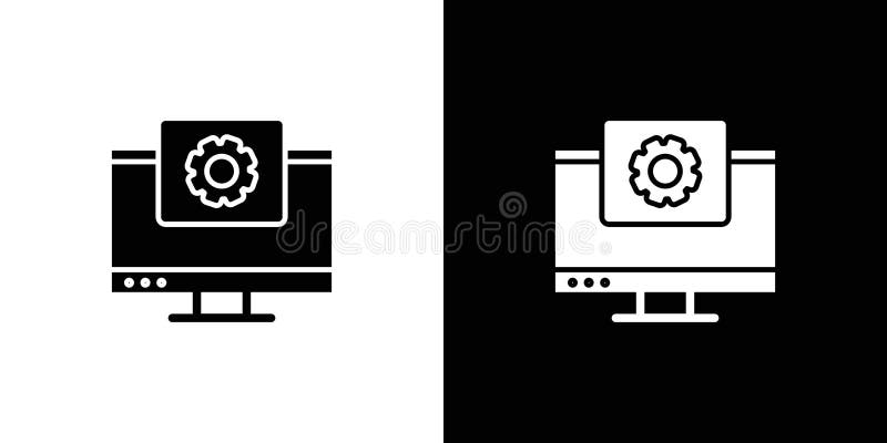 Web Development Icon Set Vector Illustration Stock Vector ...
