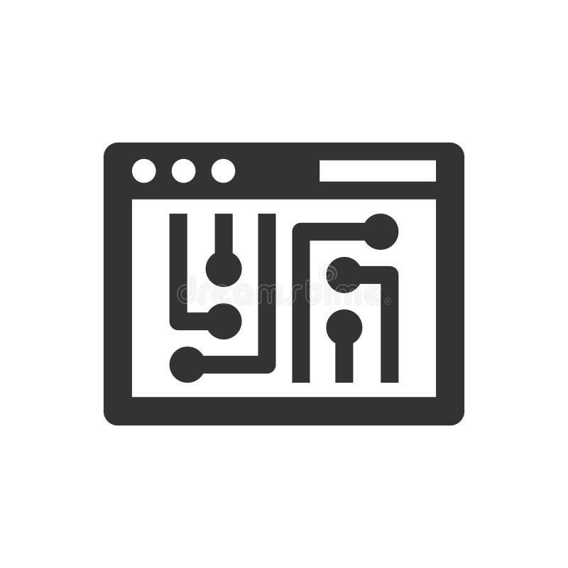 Web Development Icon - Web Programming Stock Vector - Illustration of website, artificial: 374151398