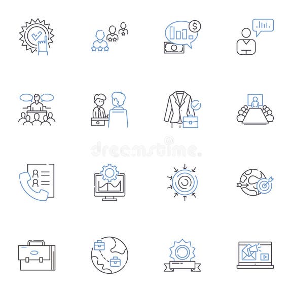 Web Development Line Icons Collection Html Css Javascript Php Ruby Python Frameworks