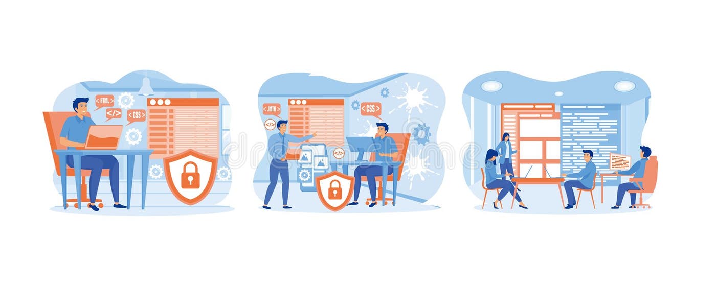 Coding Builder Stock Illustrations – 176 Coding Builder Stock Illustrations, Vectors & Clipart ...