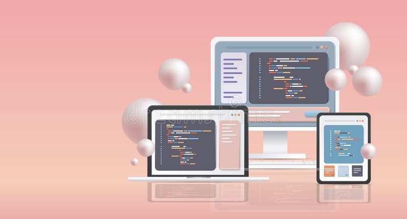 Website Programming Management Stock Vector - Illustration of design, icons: 34326342