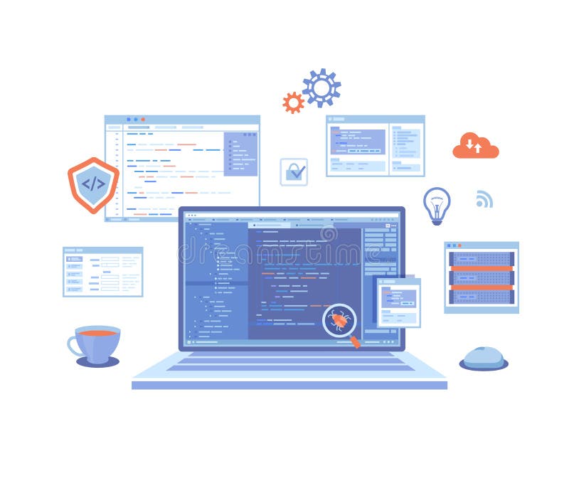 Interface Laptop Screen Stock Illustrations – 28,976 Interface Laptop ...