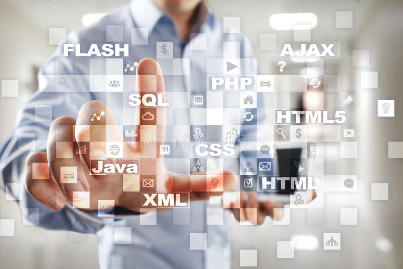 Web Development. Programming. Internet and Technology Concept. Stock ...