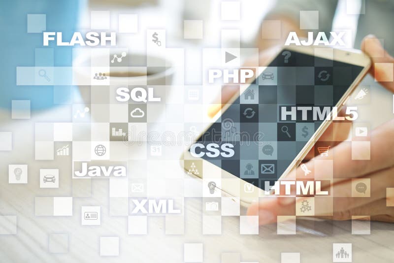 Web Development. Programming. Internet and Technology Concept. Stock ...