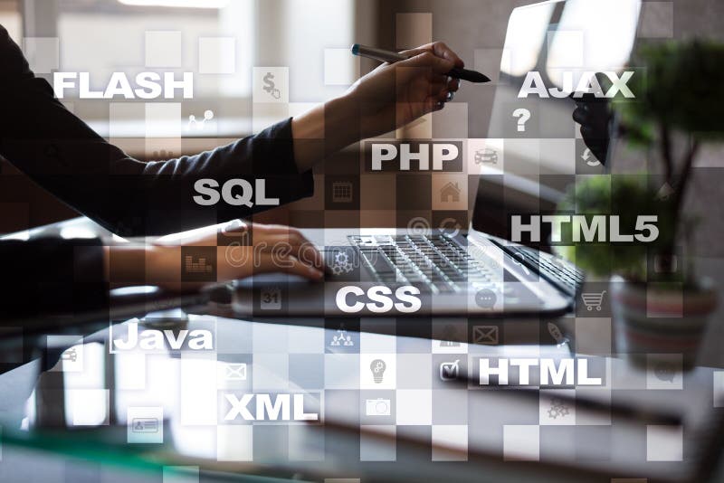 Web Development. Programming. Internet and Technology Concept. Stock ...