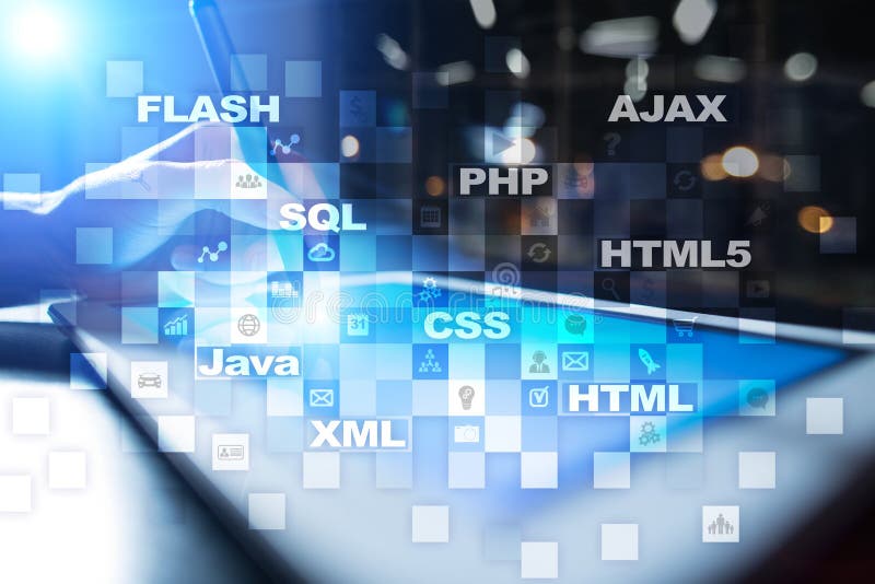 Web Development. Programming. Internet and Technology Concept. Stock ...