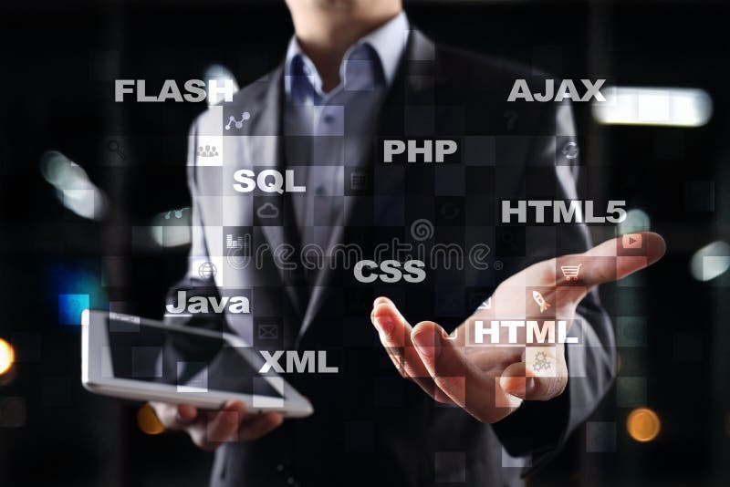 Web Development. Programming. Internet and Technology Concept. Stock ...