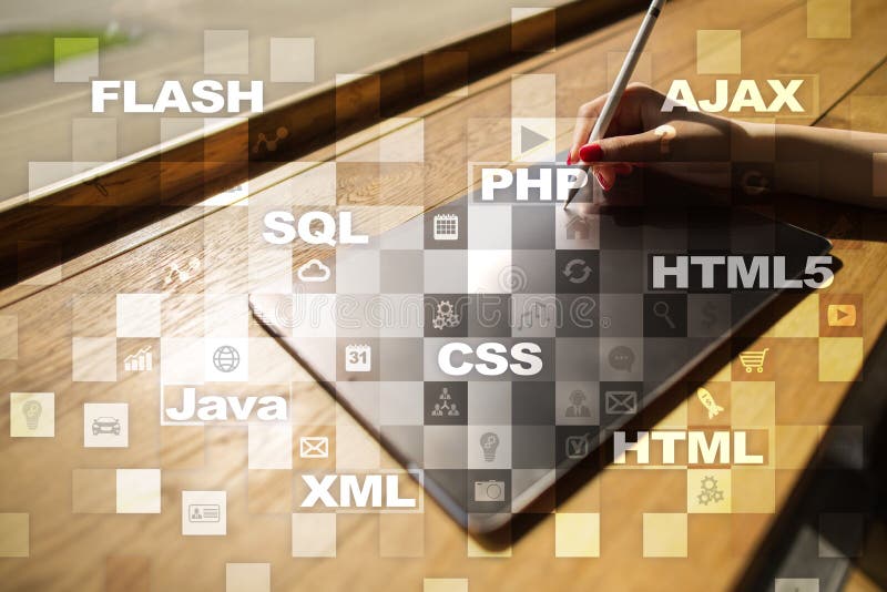 Web Development. Programming. Internet and Technology Concept. Stock ...