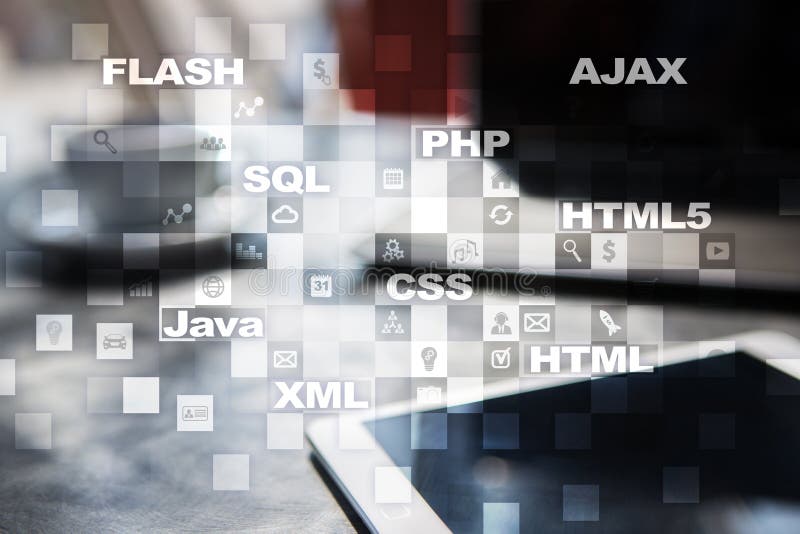 Web Development. Programming. Internet and Technology Concept. Stock ...