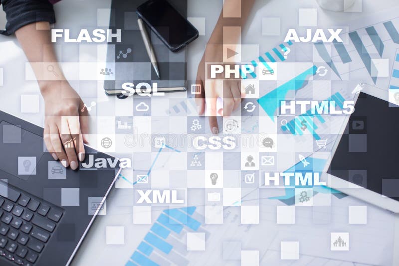 Web Development. Programming. Internet and Technology Concept. Stock ...