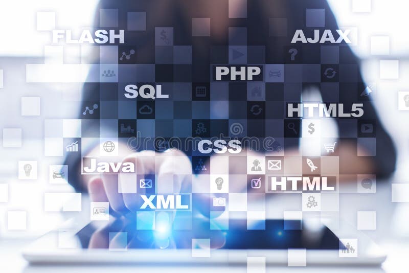 Web Development. Programming. Internet and Technology Concept. Stock ...