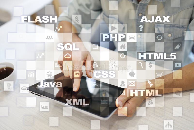 Web Development. Programming. Internet and Technology Concept. Stock ...