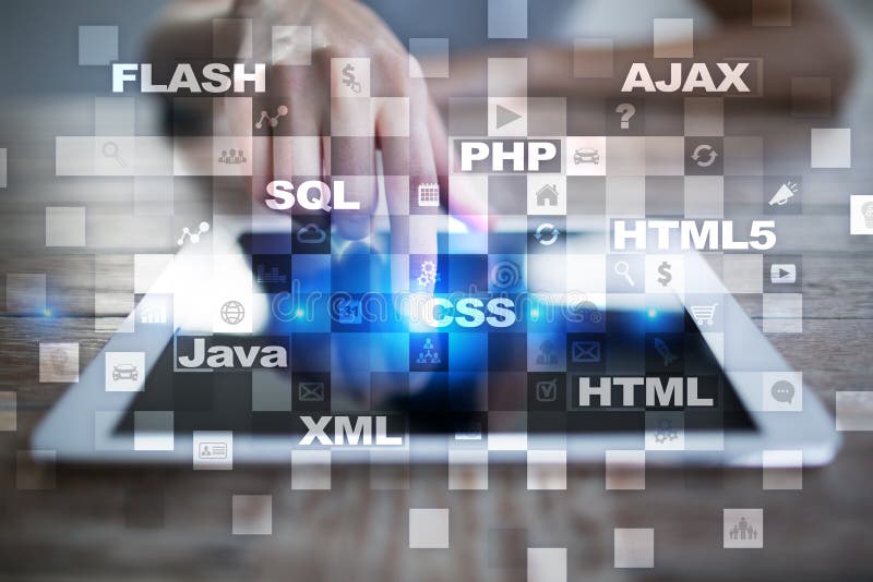 Web Development. Programming. Internet and Technology Concept. Stock ...